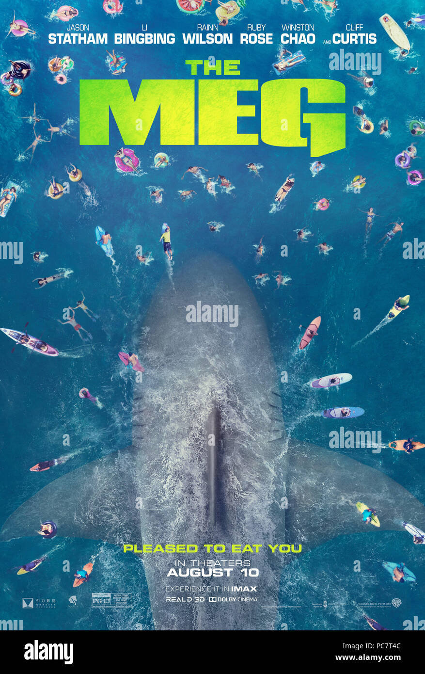 THE MEG, US advance poster, 2018. © Warner Bros. /Courtesy Everett ...