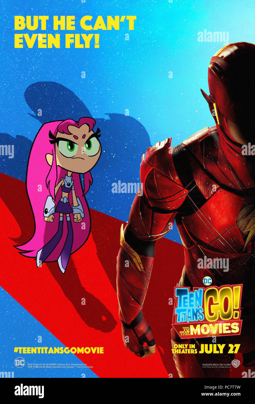 TEEN TITANS GO! TO THE MOVIES, US Character poster, from left: Starfire ...