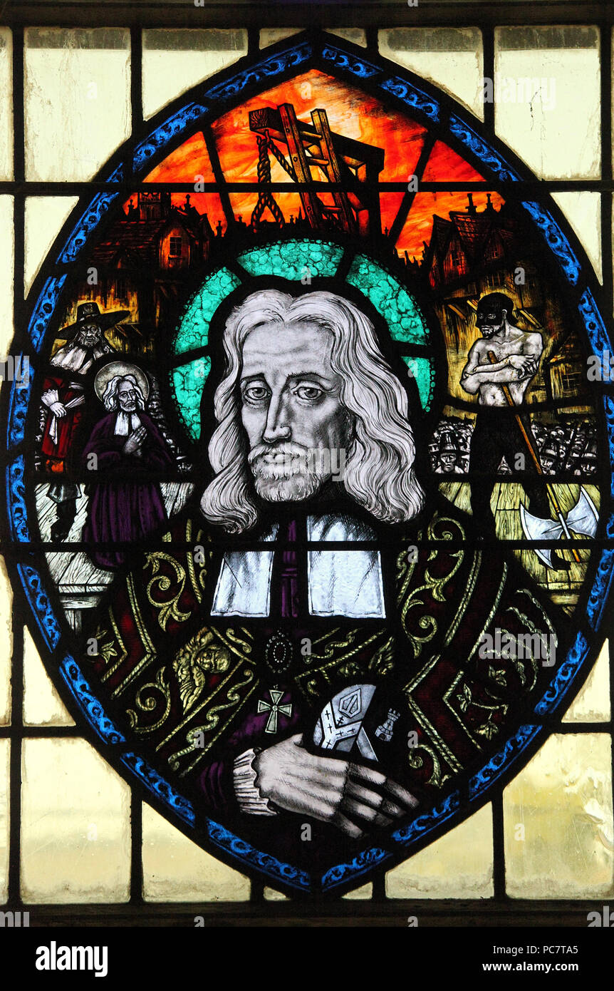 Stained glass windows at the Church of Saint Finbarr and All Angels in ...