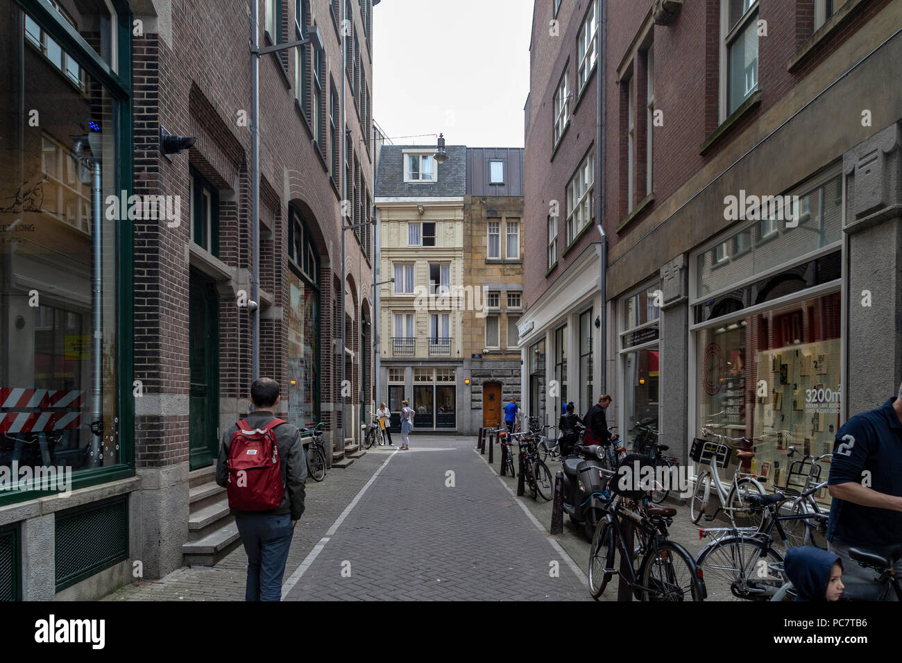 Street view in Amsterdam, Netherlands Stock Photo - Alamy