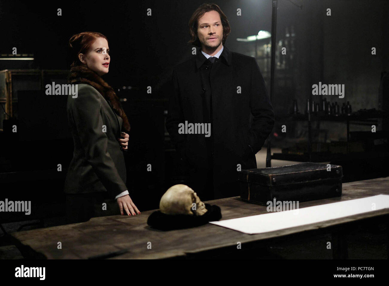 SUPERNATURAL, from left: Leanne Lapp, Jared Padalecki, 'A Most Holy Man ...