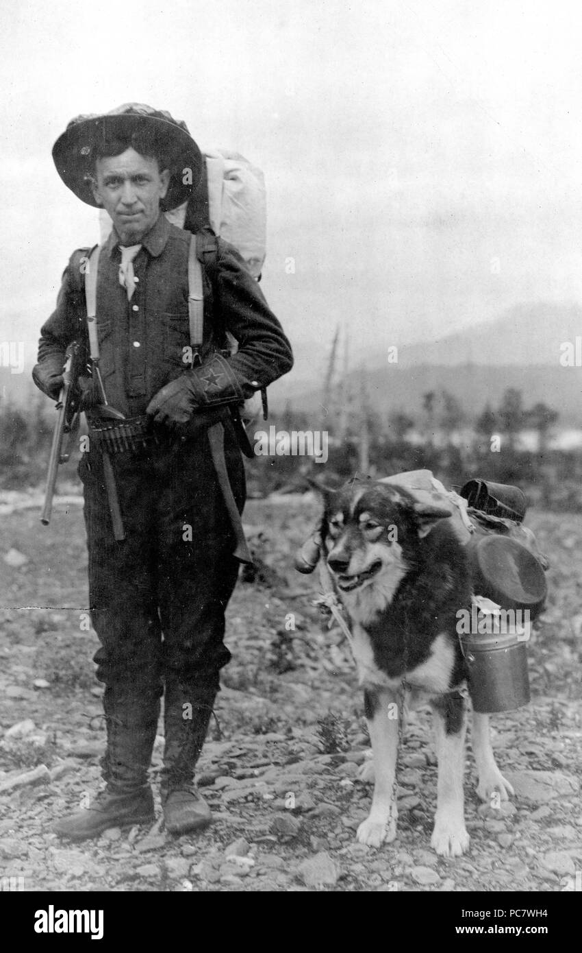 Ready for the summer trail, Seward, Alaska 1900-1930 prospector Stock ...