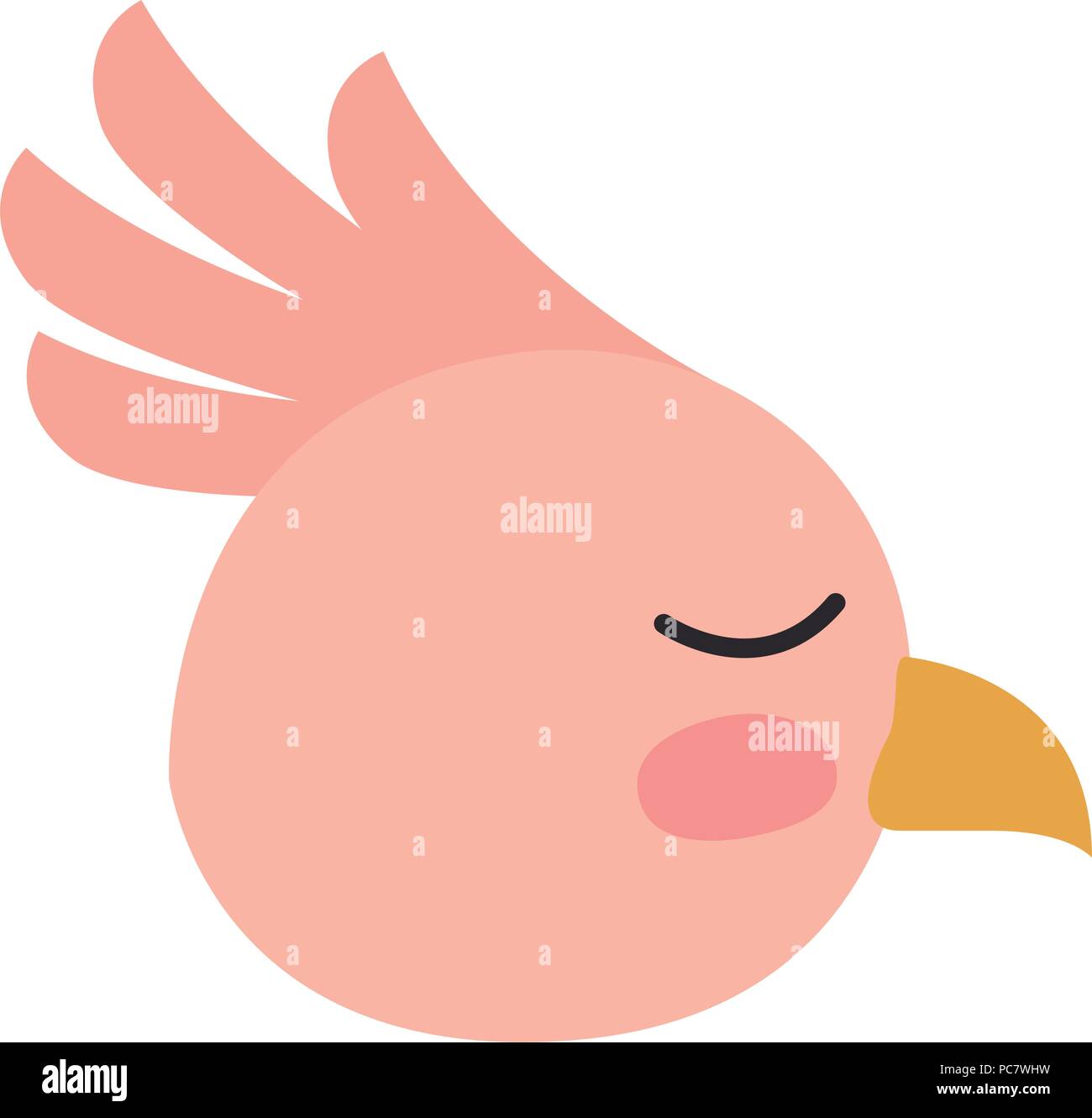 cute bird head icon Stock Vector Image & Art - Alamy