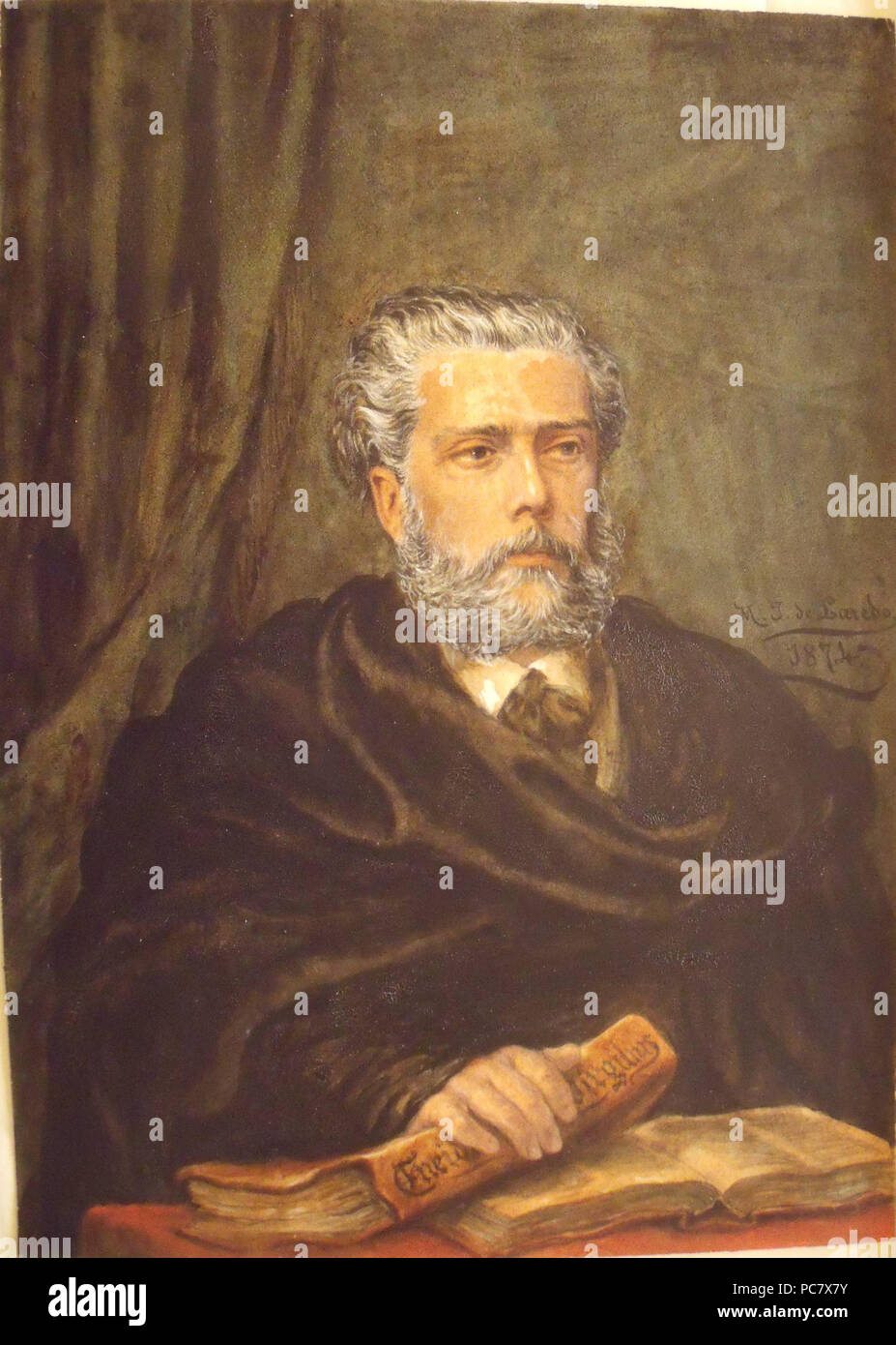 88 BMVB - Manuel J. de Laredo - Retrat de Víctor Balaguer - 2073 Stock ...