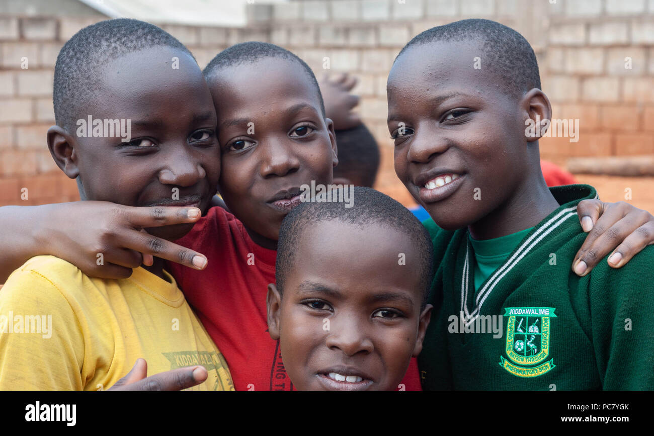 Schoolchildren in Kampala, Uganda, Africa Stock Photo - Alamy