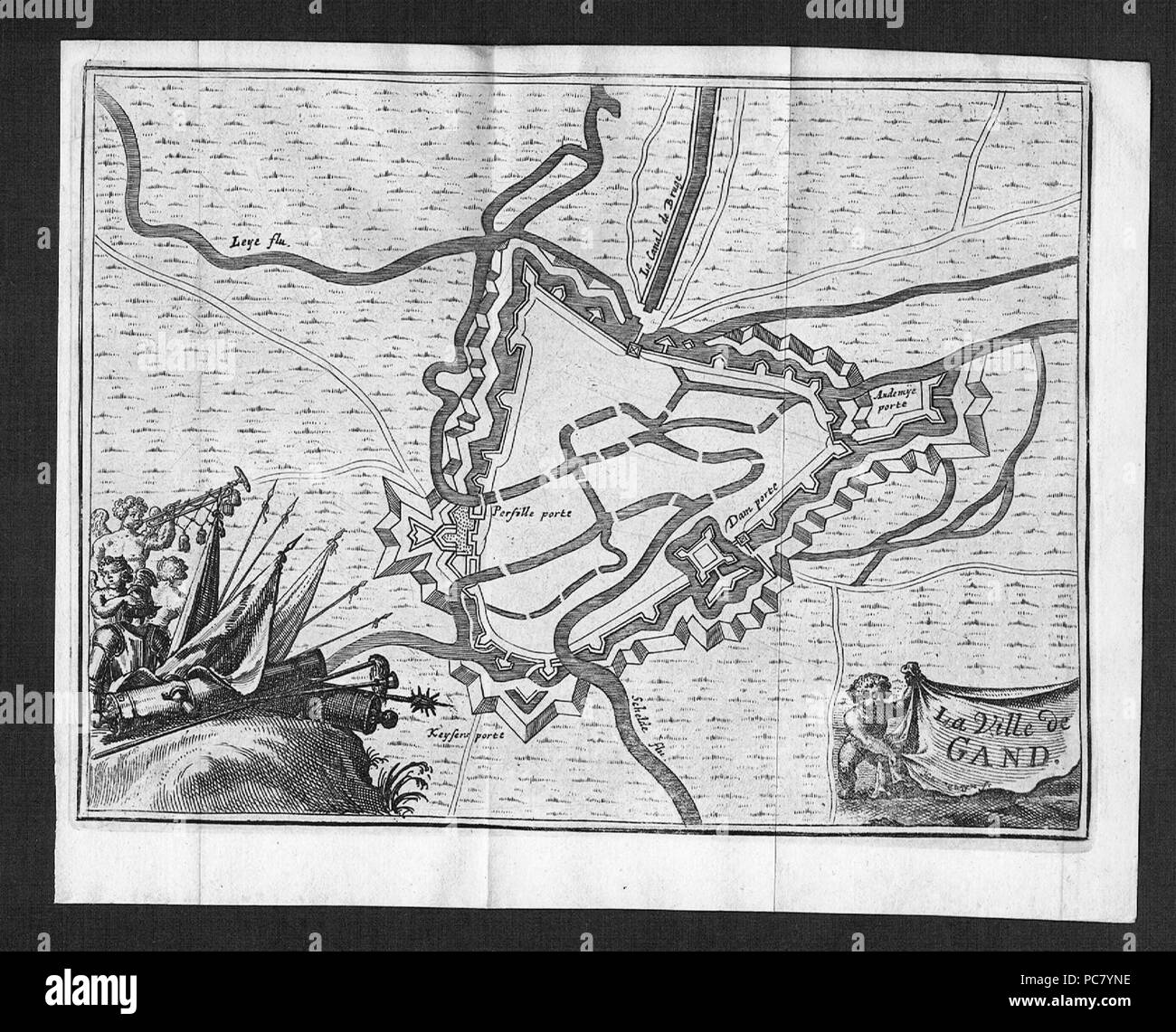 European map 1700s Black and White Stock Photos & Images - Alamy