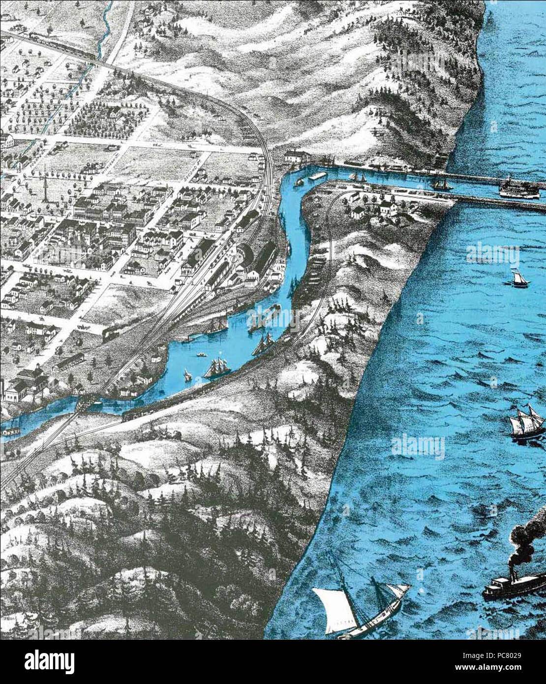 Early cartographic view hi-res stock photography and images - Alamy