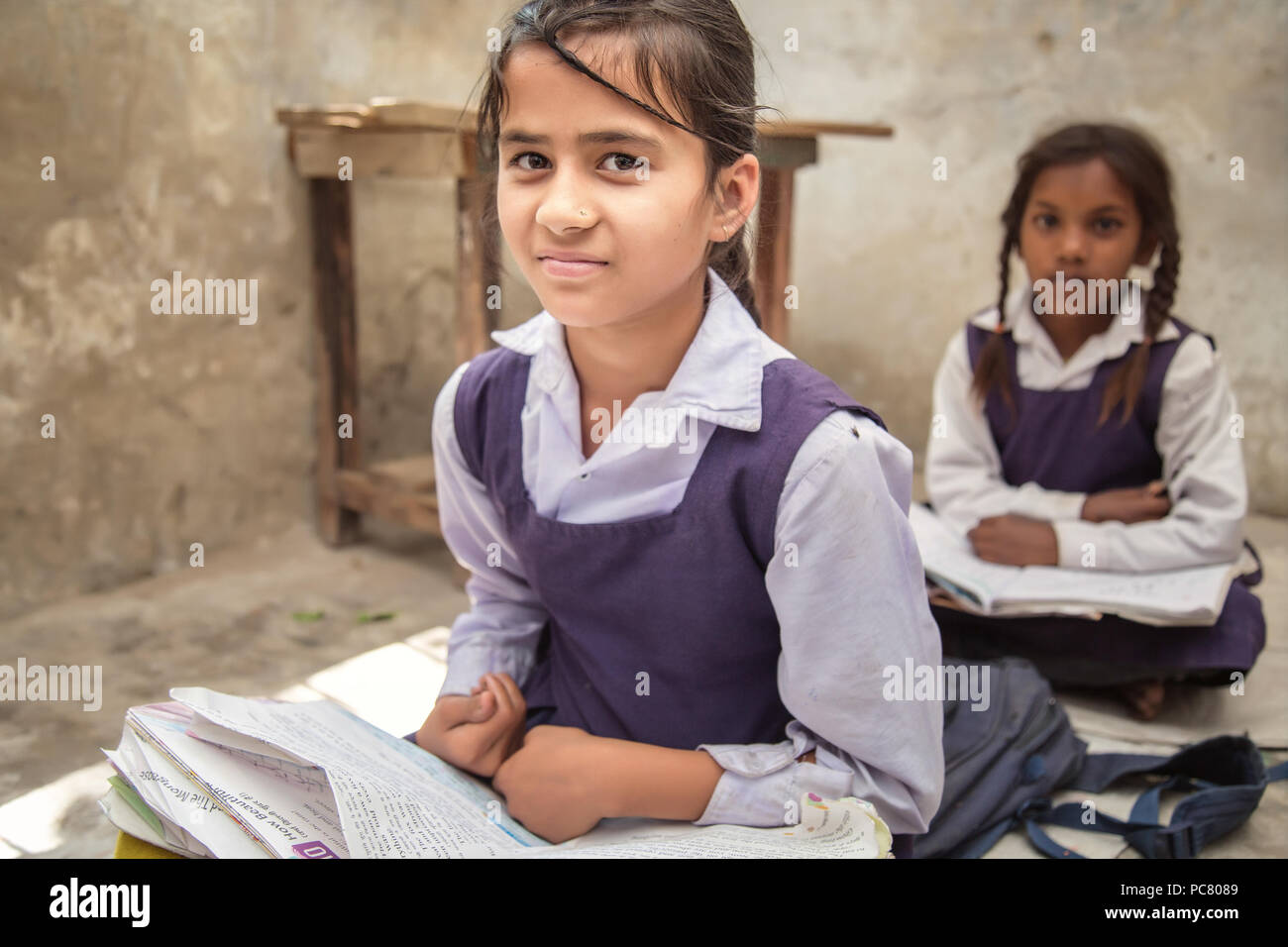 Indian Govt School Student