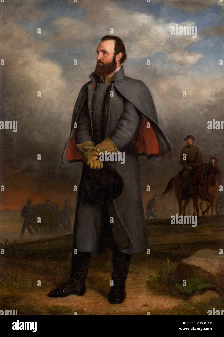 84 General Thomas Jonathan 'Stonewall' Jackson by James Reeve Stuart ...