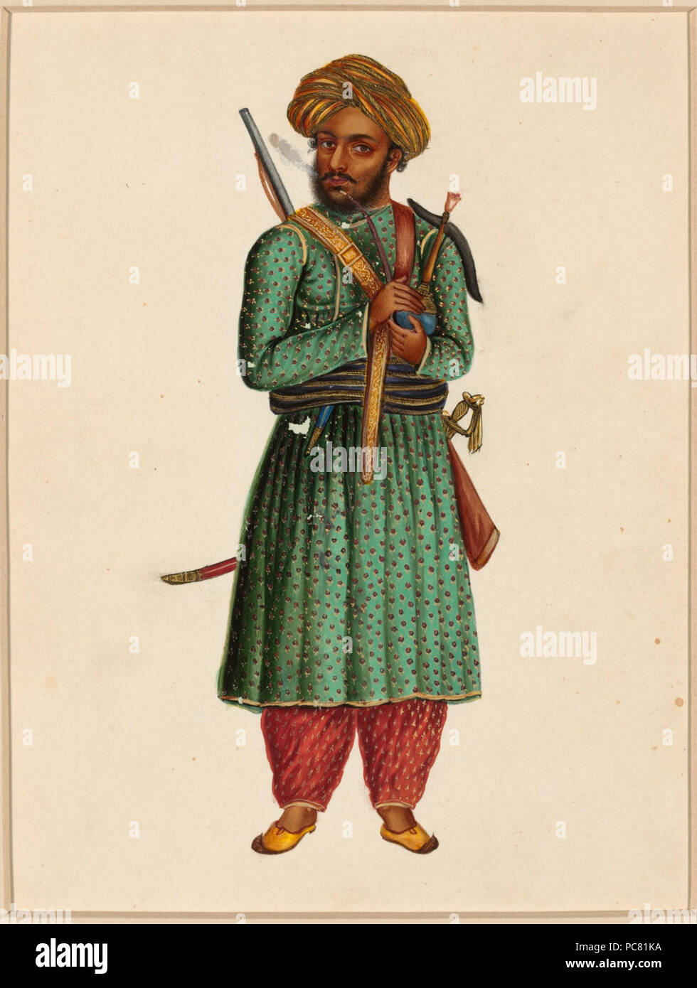 21 A Pathan Soldier Stock Photo - Alamy