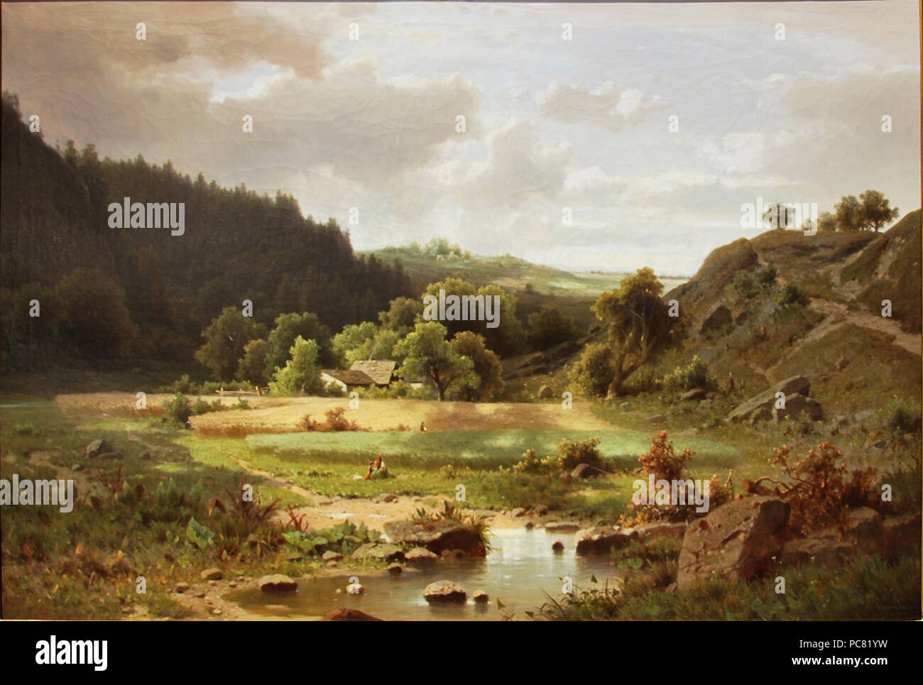 4 Adolf Chwala (1836-1900) - Česká krajina Stock Photo - Alamy