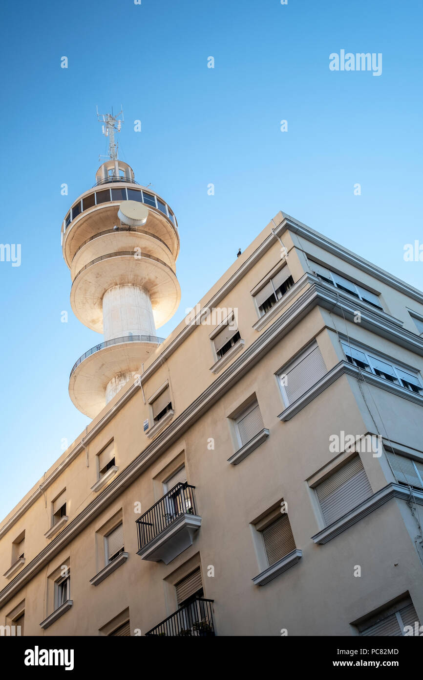 National Police station Cádiz, Spain Stock Photo - Alamy