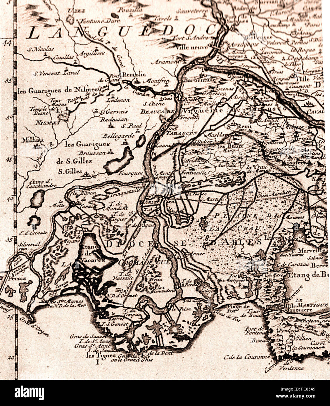 Map of delisle hi-res stock photography and images - Alamy