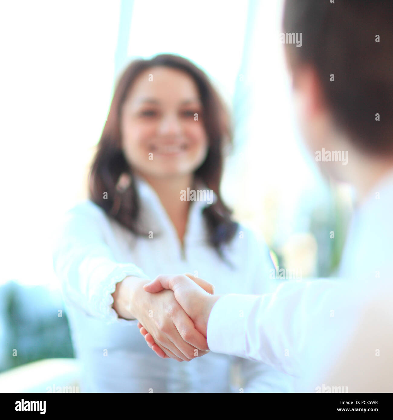 background image of handshake of business people Stock Photo - Alamy