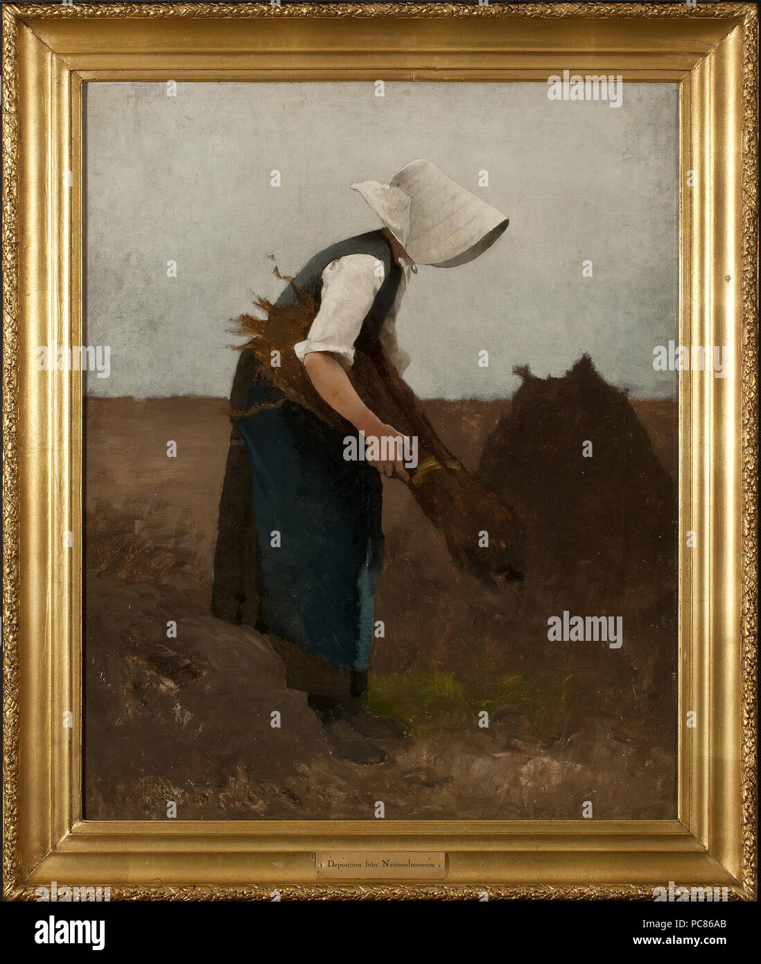 37 Gathering Poppies. Study (Hugo Salmson) - Nationalmuseum - 18826 ...