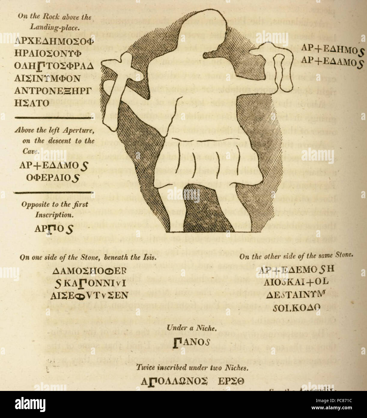 599 The relief of Archedemos in Vari Cave - Hobhouse John Cam Lord ...
