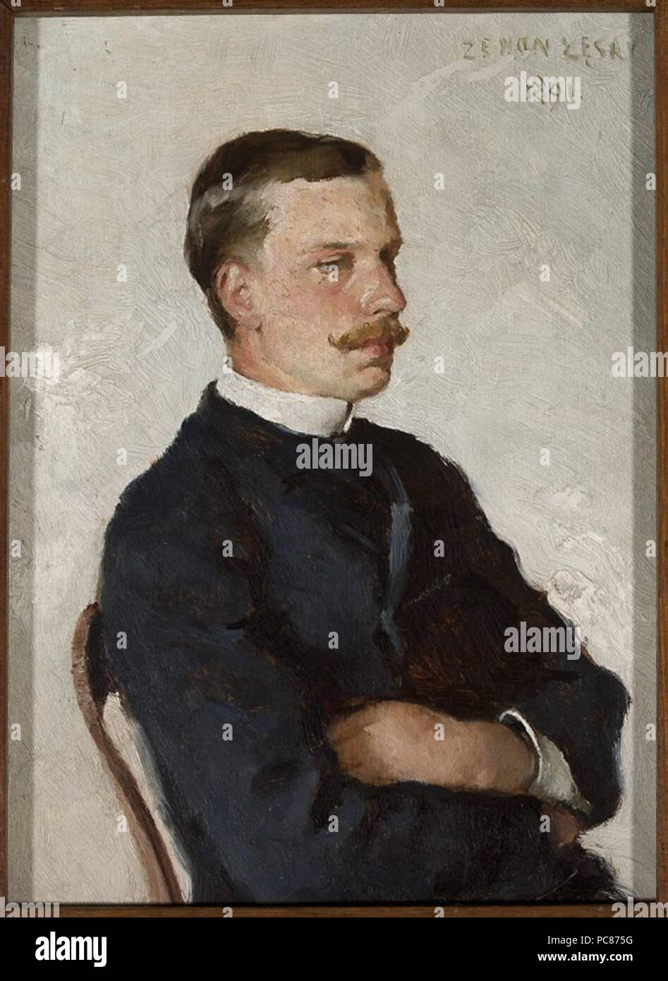 679 Ленскі Зянон. Аўтапартрэт Stock Photo - Alamy