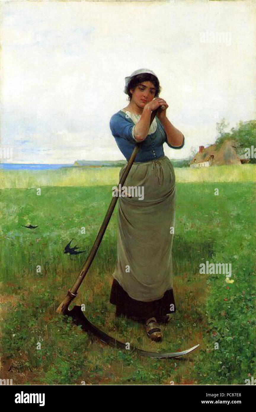 Portrait peasant woman girl hi-res stock photography and images - Alamy