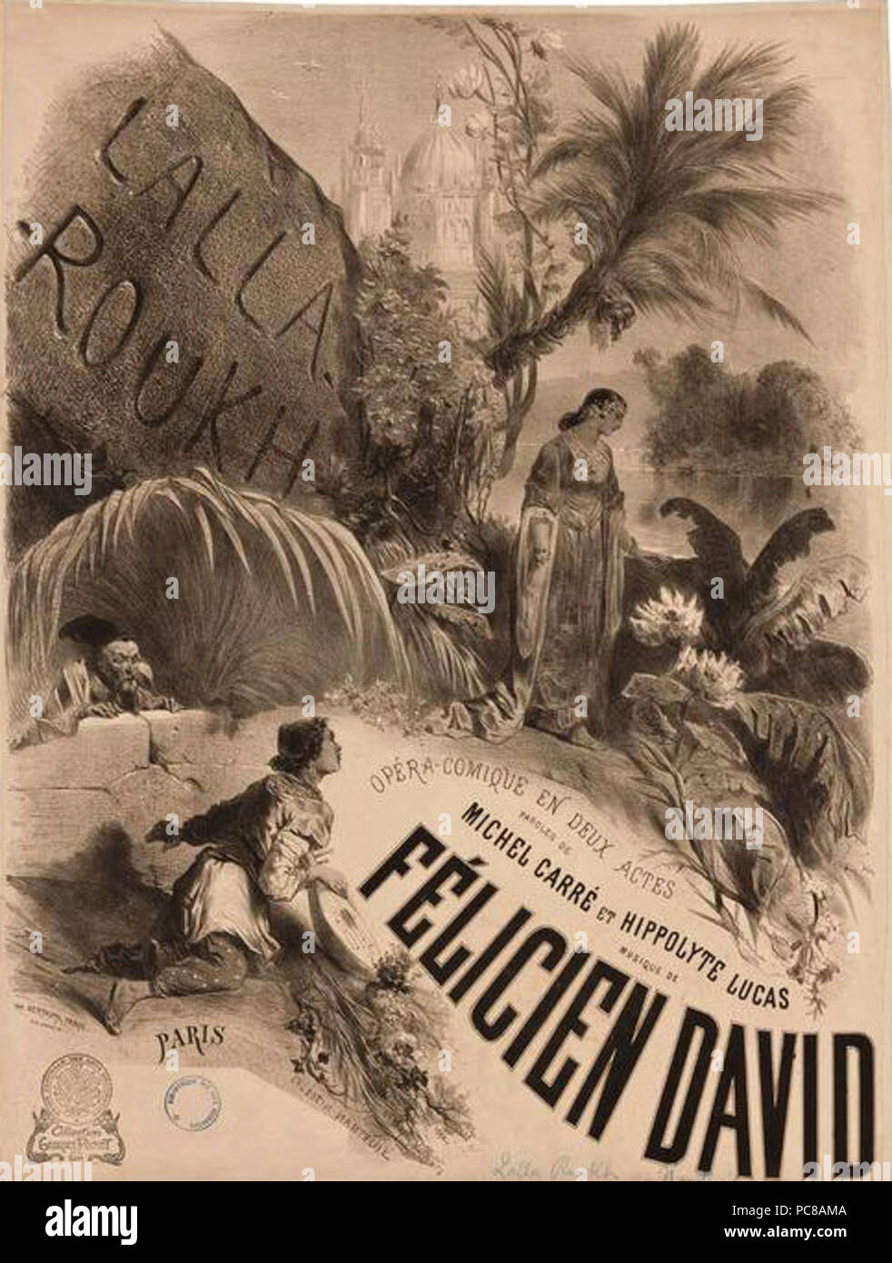 357 Lalla Roukh poster Stock Photo - Alamy