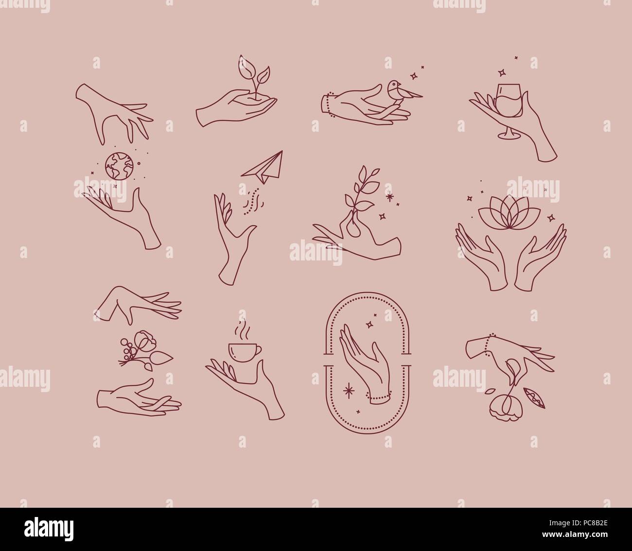 Hand symbols for communication hi-res stock photography and images - Alamy