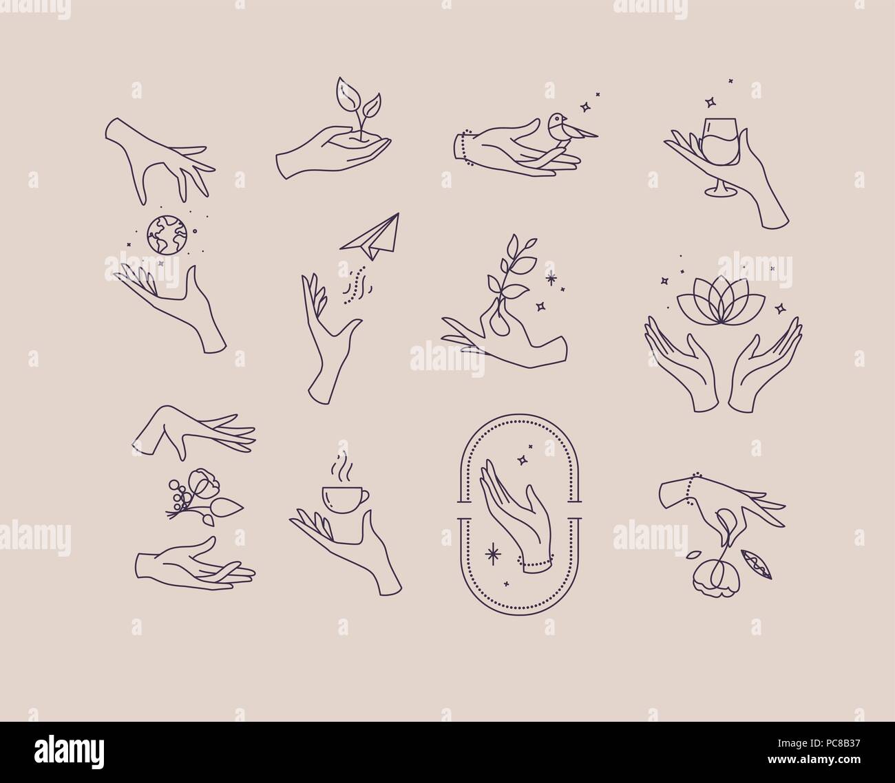 Hand symbols for communication hi-res stock photography and images - Alamy