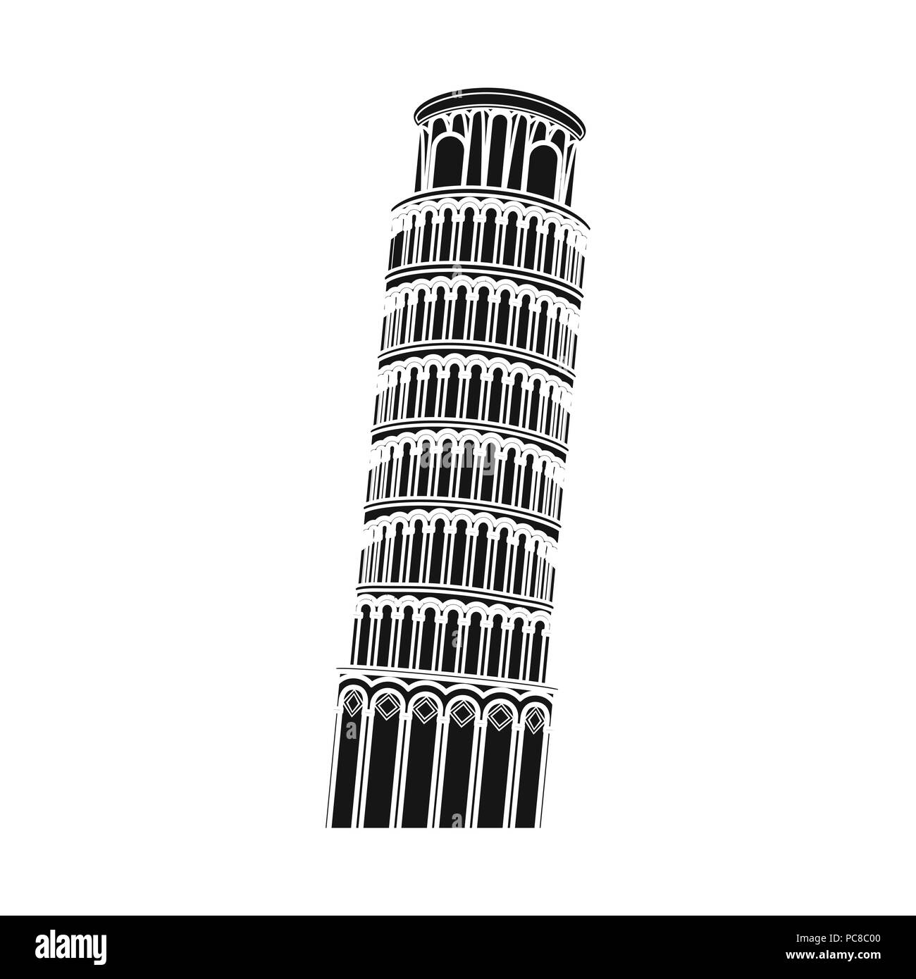 Symbol On The Leaning Tower Of Pisa Stock Photos & Symbol On The ...
