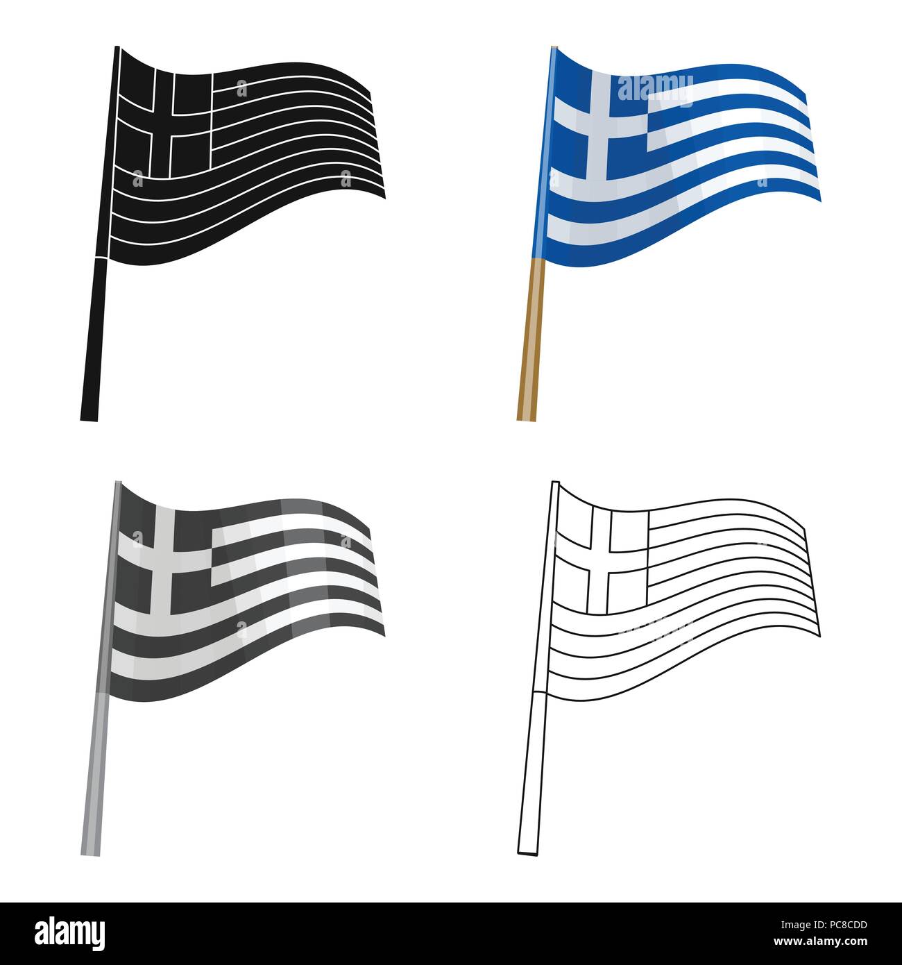 Greek Flag Icon