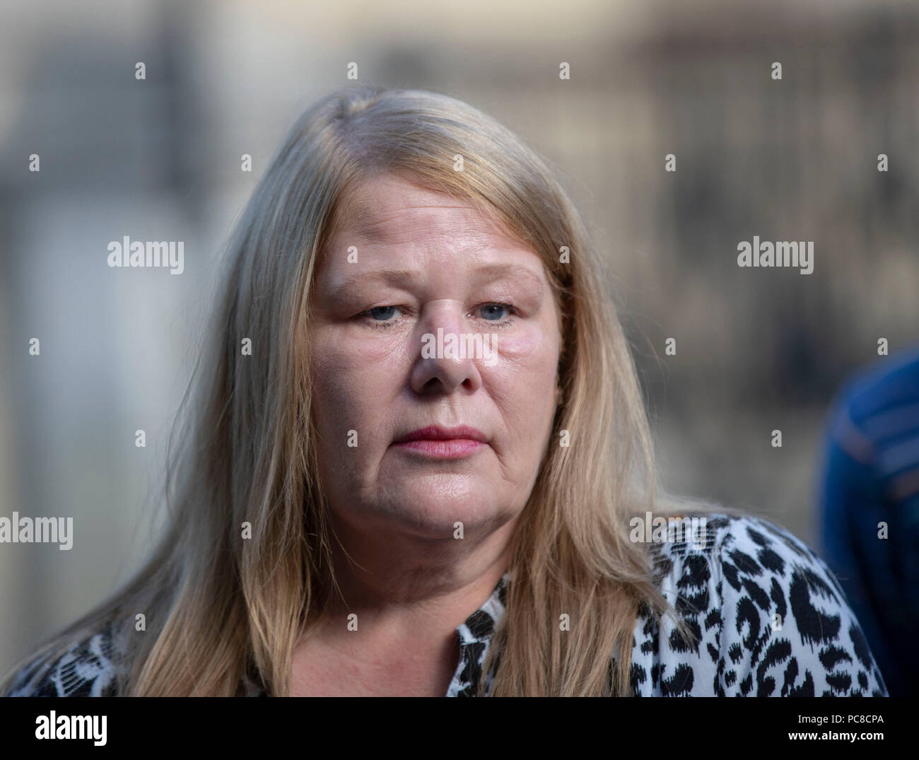 Joanne RandÕs sister Lynn Ryan outside Reading Crown Court after ...