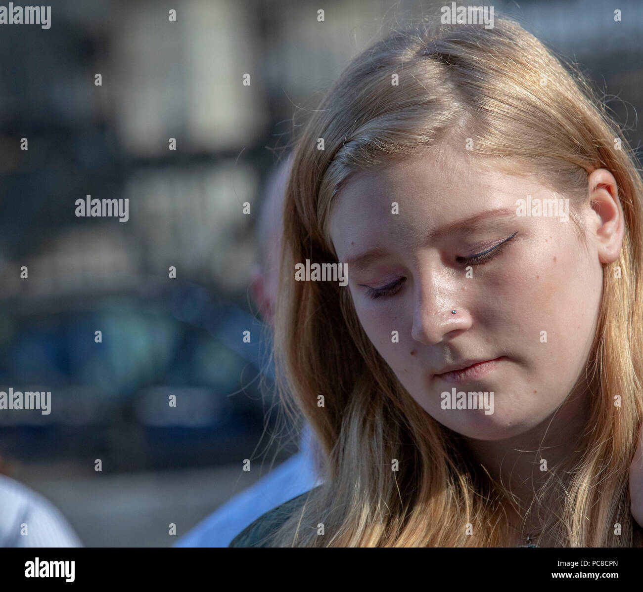 Joanne Rand's daughter Katie Pitwell outside Reading Crown Court after ...