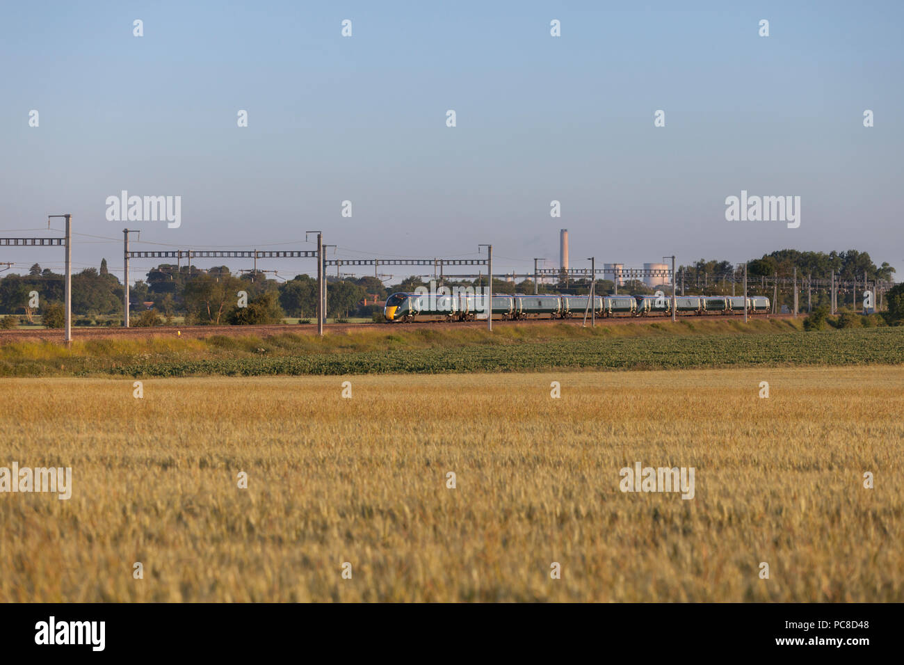 First Great Western Railway class 800 bi mode Hitachi IEP trains at ...