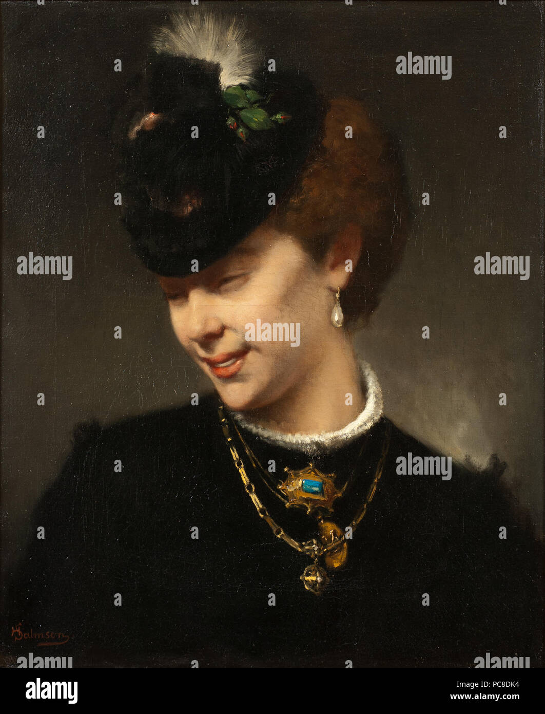 3 A Parisian Lady (Hugo Salmson) - Nationalmuseum - 19022 Stock Photo ...