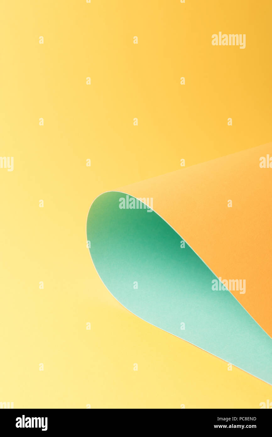 beautiful creative bright orange and blue paper background Stock Photo ...