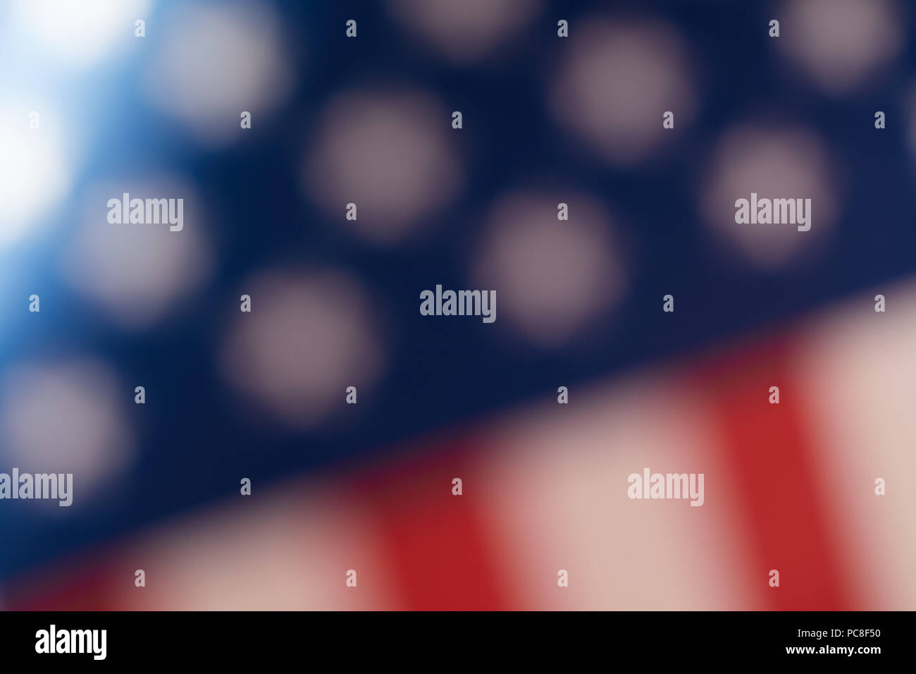 blurred image of united states of america flag Stock Photo - Alamy