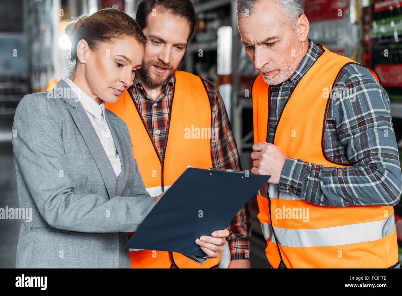 Grey hair workers hi-res stock photography and images - Alamy