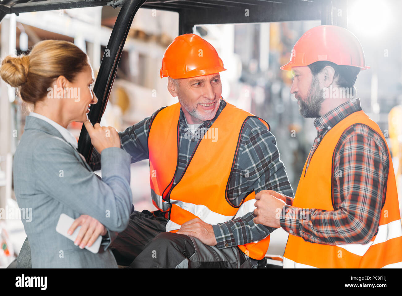 Forklift stackers hi-res stock photography and images - Alamy