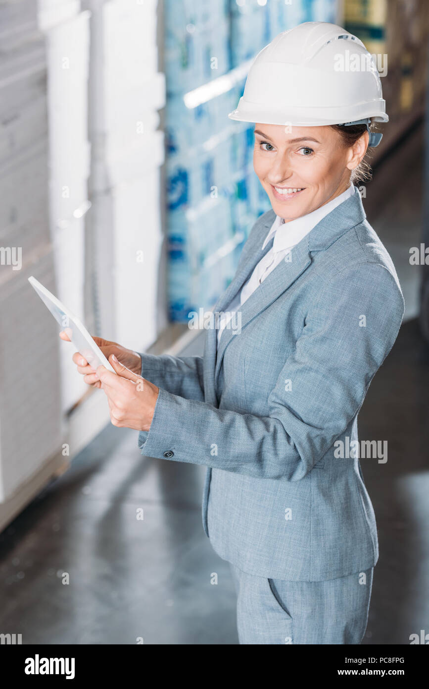 Woman safety inspector using hi-res stock photography and images - Alamy