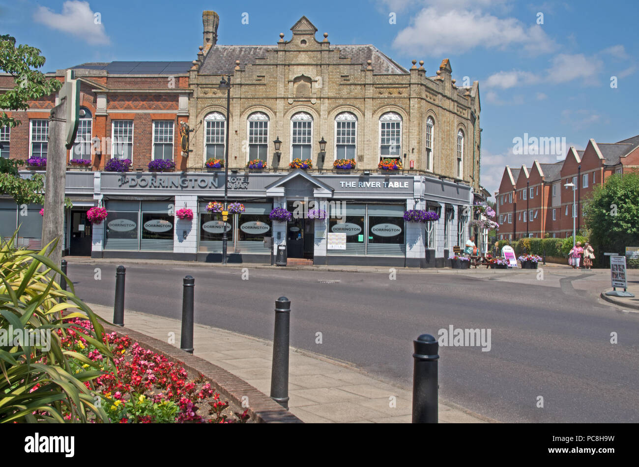 Halstead Dorrington Hotel & Bar Restaurant Essex Stock Photo - Alamy