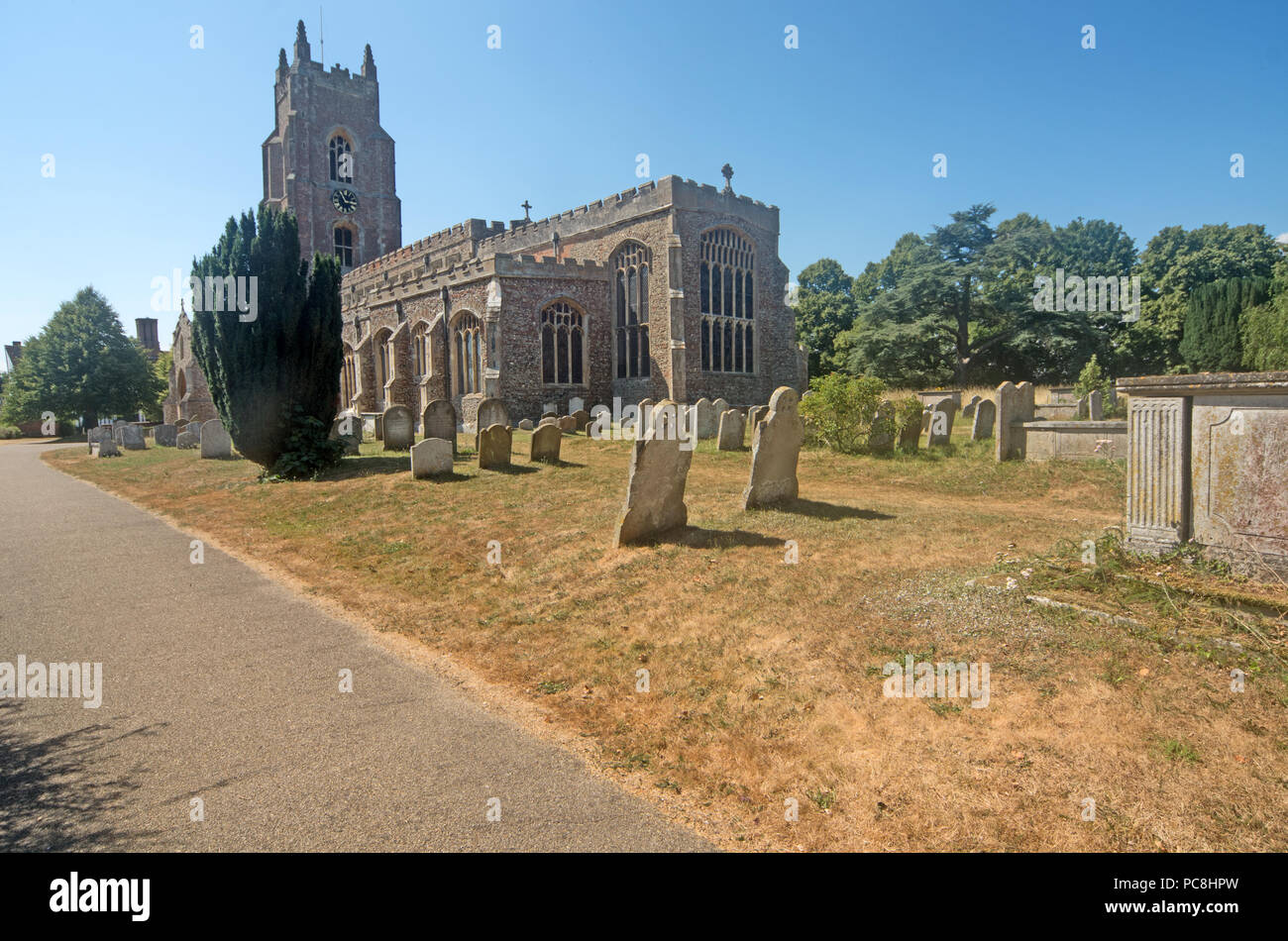 Stoke By Nayland St Mary Church Suffolk England Stock Photo - Alamy