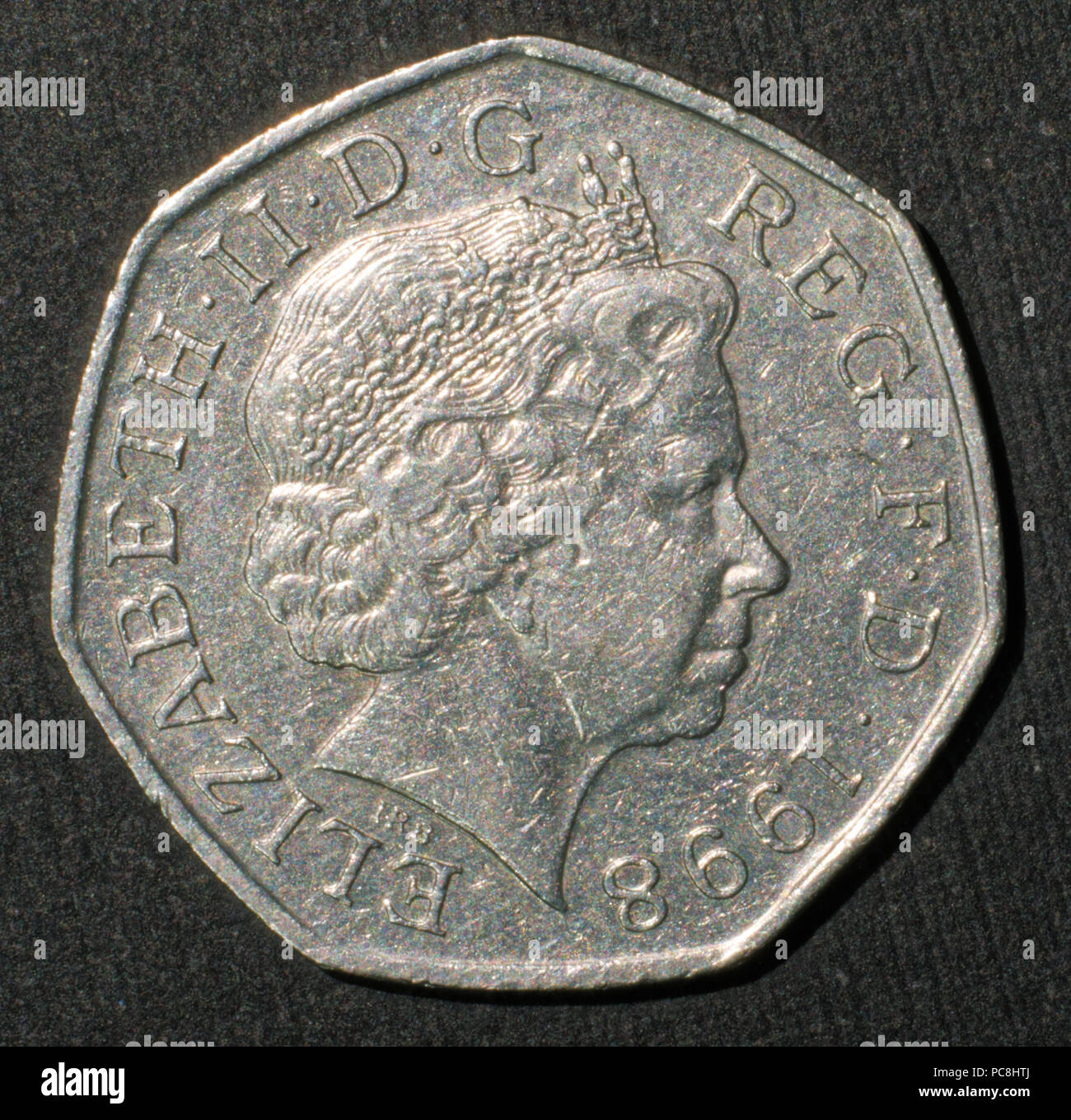 Queen elizabeth ii fifty pence coin hi-res stock photography and images ...