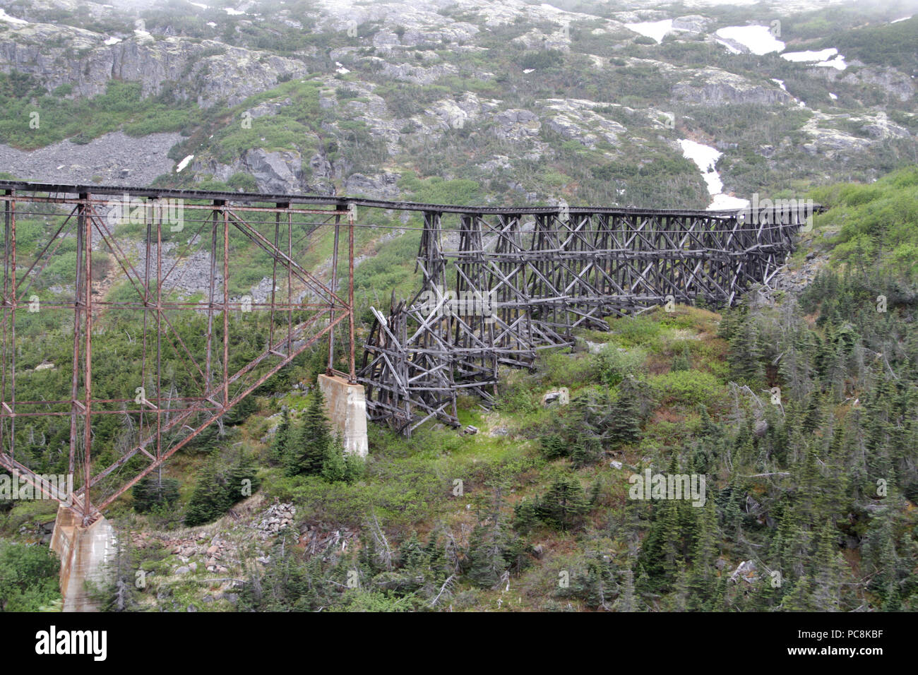 Old abandoned mountain railway bridge hi-res stock photography and ...