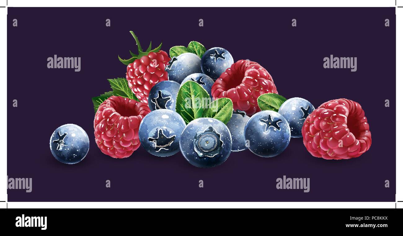 Strawberries jam Stock Vector Images - Alamy