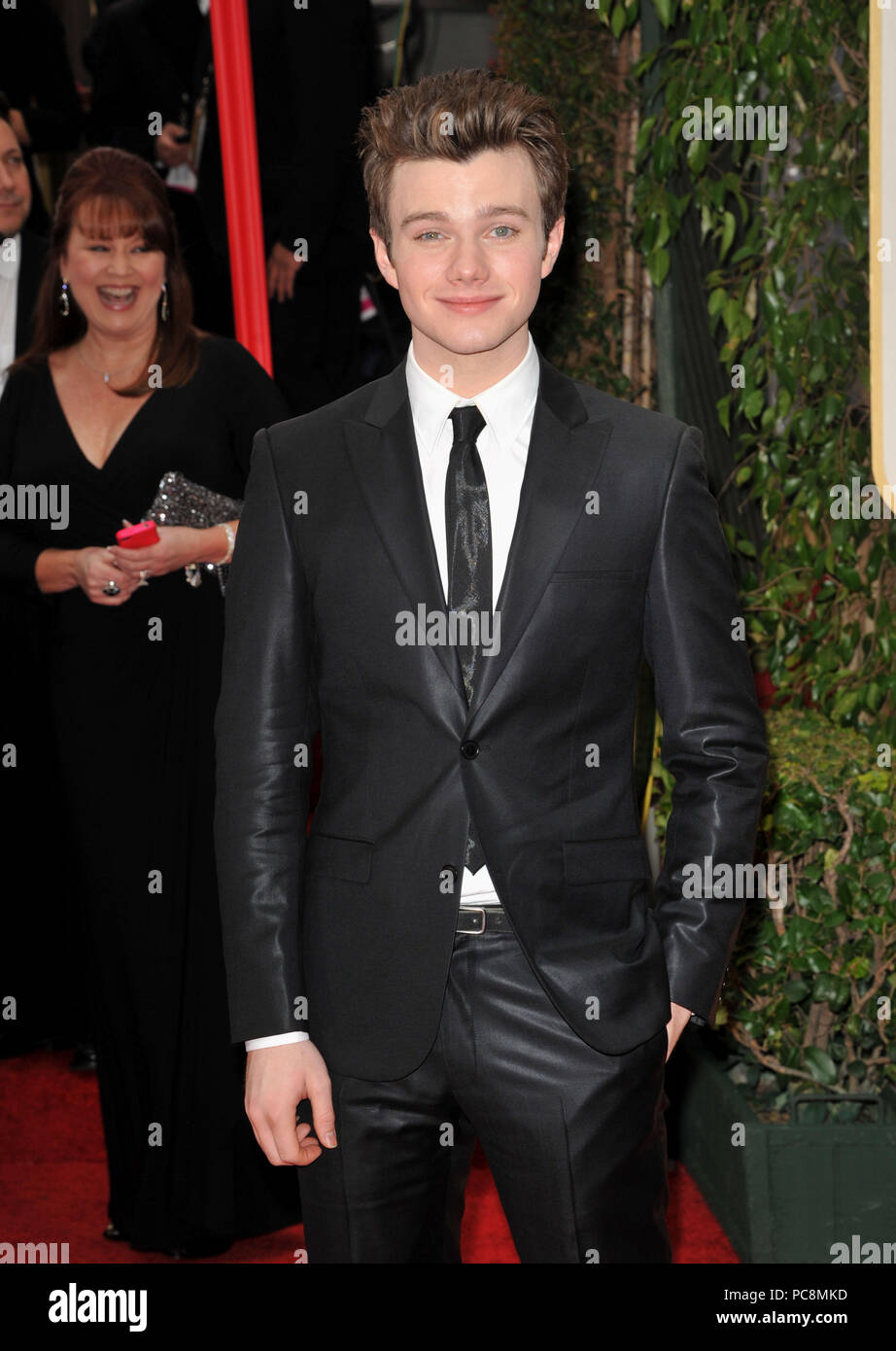 Chris Colfer 579 at The 2012 Golden Globe Awards at the Beverly Hilton ...