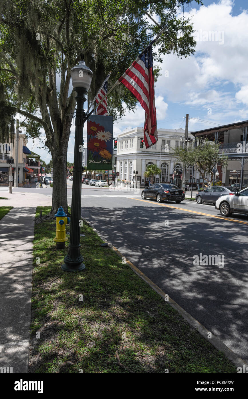 Mount Dora Florida City Streets Stock Photo - Alamy