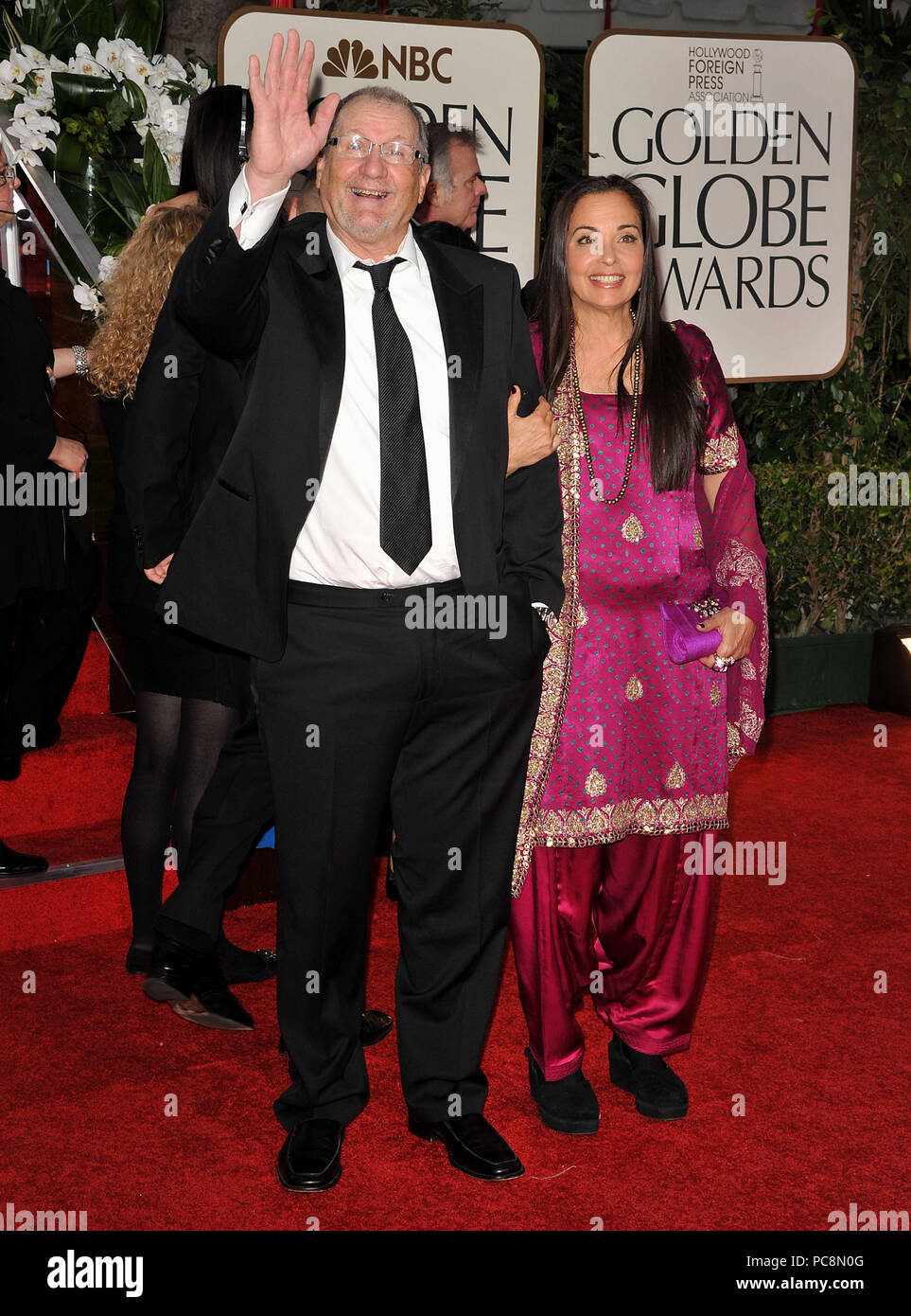 Ed O Neill and wife at The 2012 Golden Globe Awards at the Beverly ...