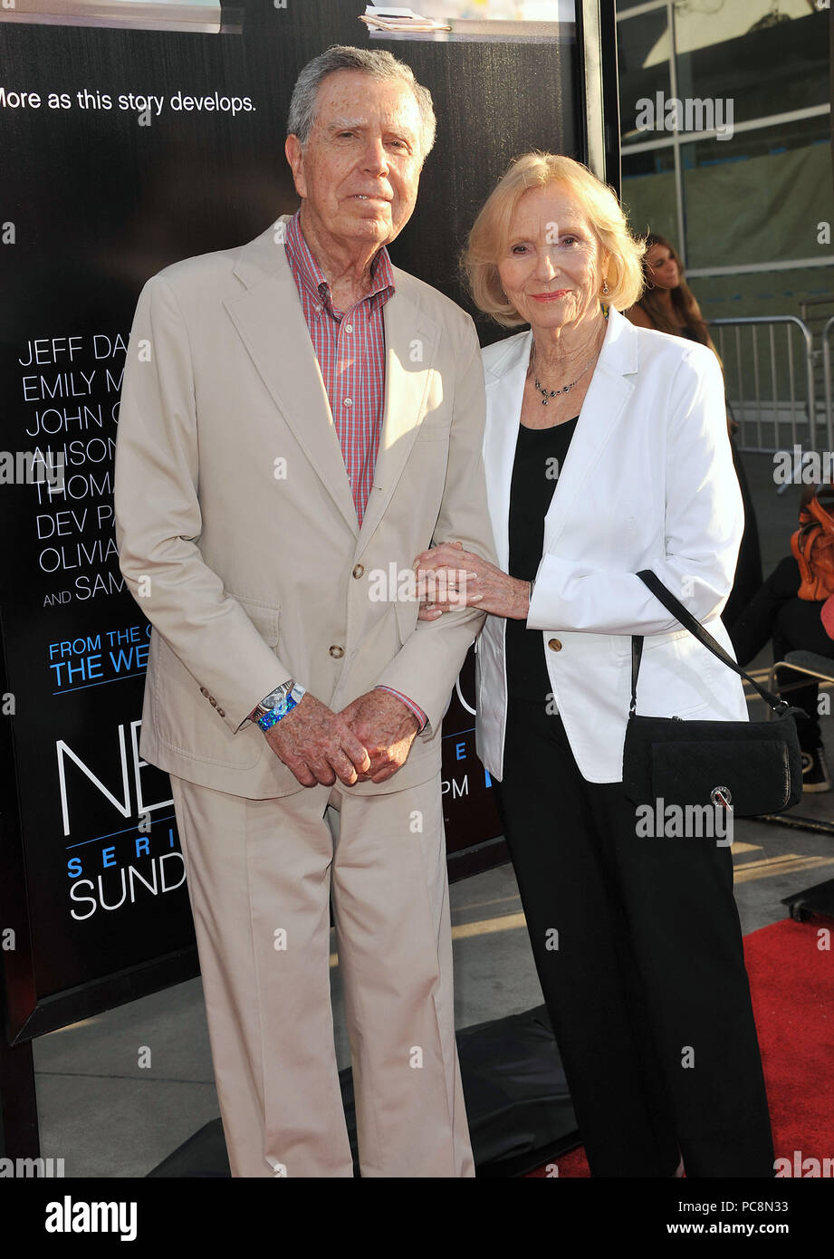 Eva marie saint and husband red carpet event hi-res stock photography ...