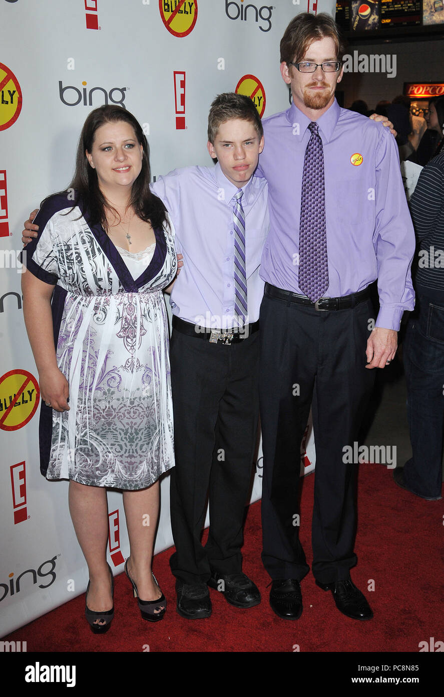 Jackie Libby, Alex Libby, Philip Libby at the Bully Premiere at The ...
