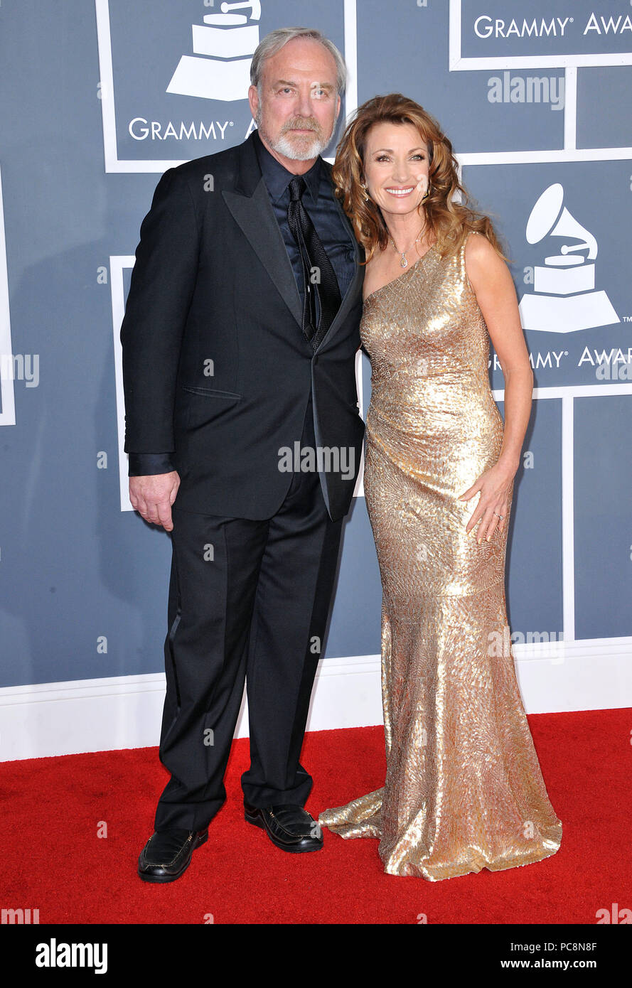 James keach and wife Jane Seymour at The 54th Annual GRAMMY Awards 2012 ...