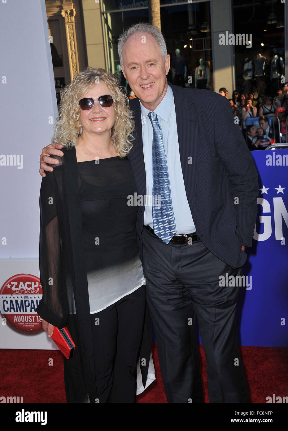 Lithgow john and wife event in hollywood life california hi-res stock ...