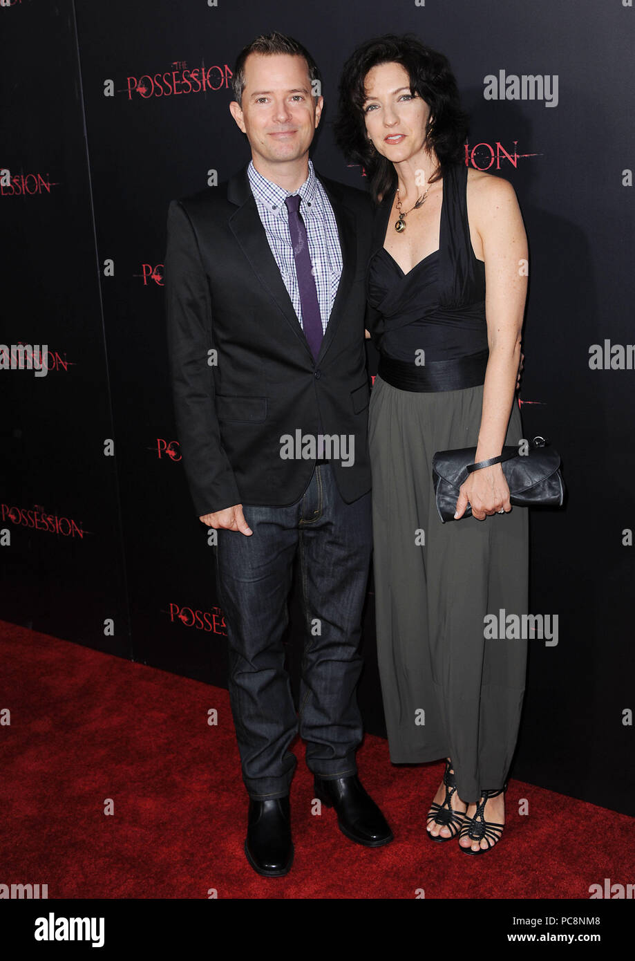 Juliet Snowden, Stiles White at the The Possession Premiere at the ...