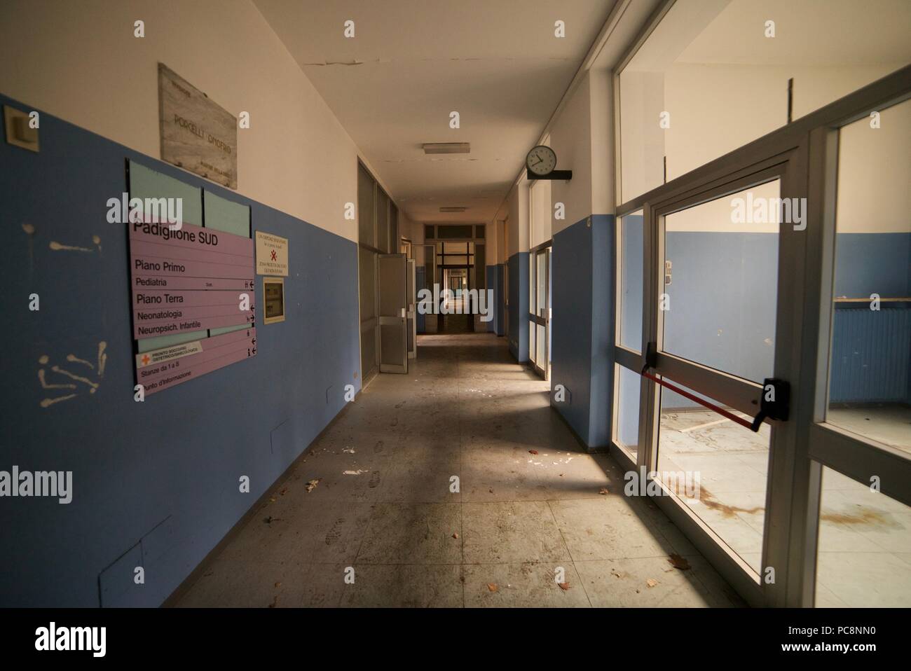 Creepy Hospital Corridor High Resolution Stock Photography and Images ...